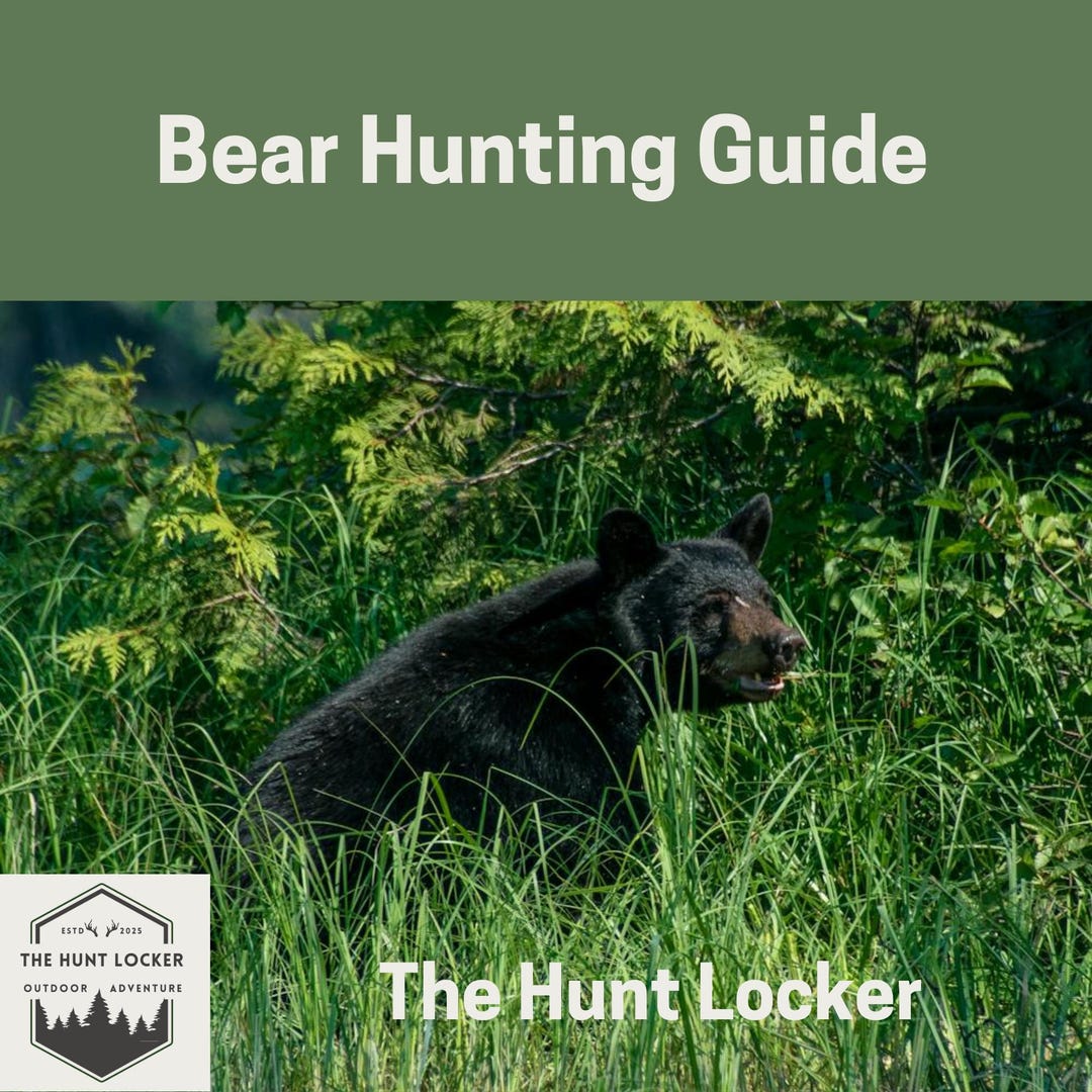 Bear Hunting Guide: Tracking, Baiting, and Big Game Success - Etsy