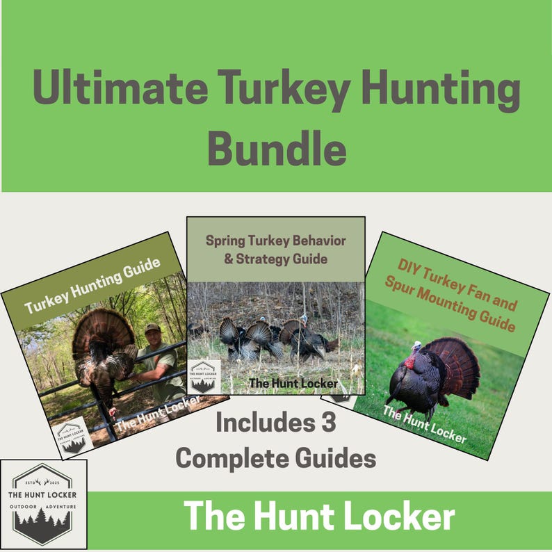 Ultimate Turkey Hunting Bundle – Field Strategy, Behavior, Mounting | 3 ...