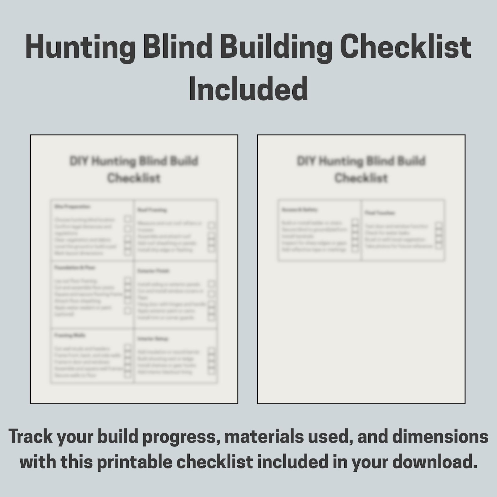 DIY Hunting Blind Building Guide: Step-by-step Plans, Materials, and ...
