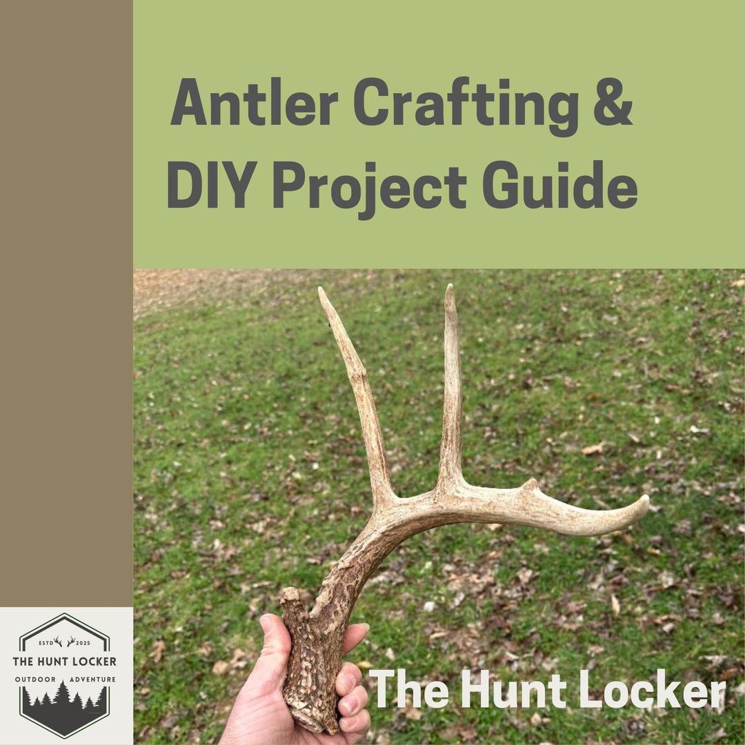 Antler Crafting DIY Project Guide: Rustic Home Decor Ideas (digital PDF ...
