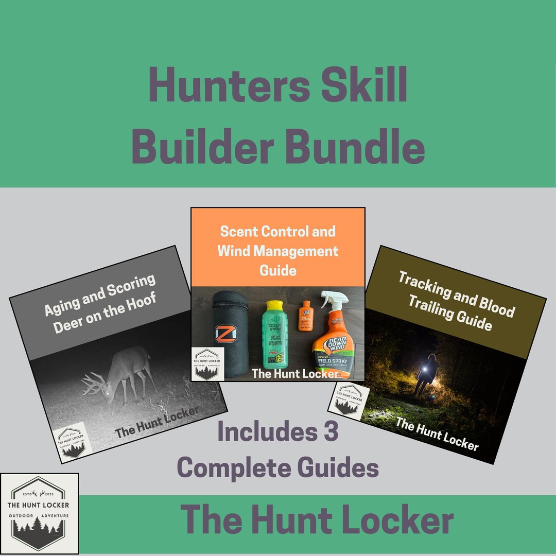 Hunter’s Skill Builder Bundle – 3 Pack Set: Master Tracking, Scent ...