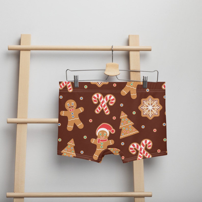 Gingerbread CHRISTMAS Boxer Briefs - Shorts, Underwear, Decorative ...