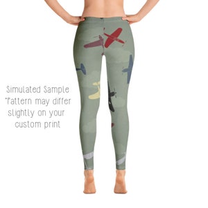 AIRPLANE Leggings, Capri, Plus, Kids, Shorts, Joggers, Airplanes ...