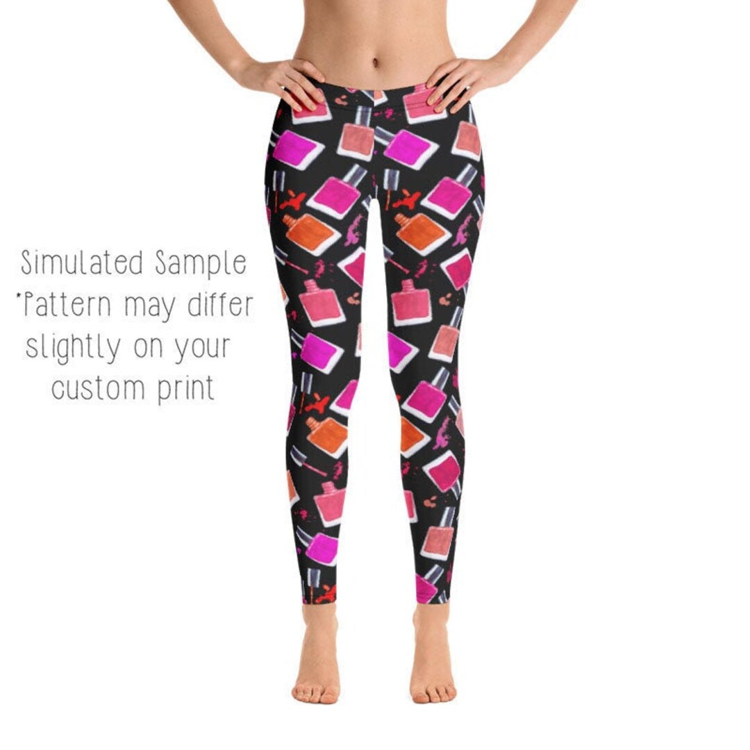 NAIL POLISH Leggings, Capri, Plus, Kids, Shorts, Joggers, Nails ...