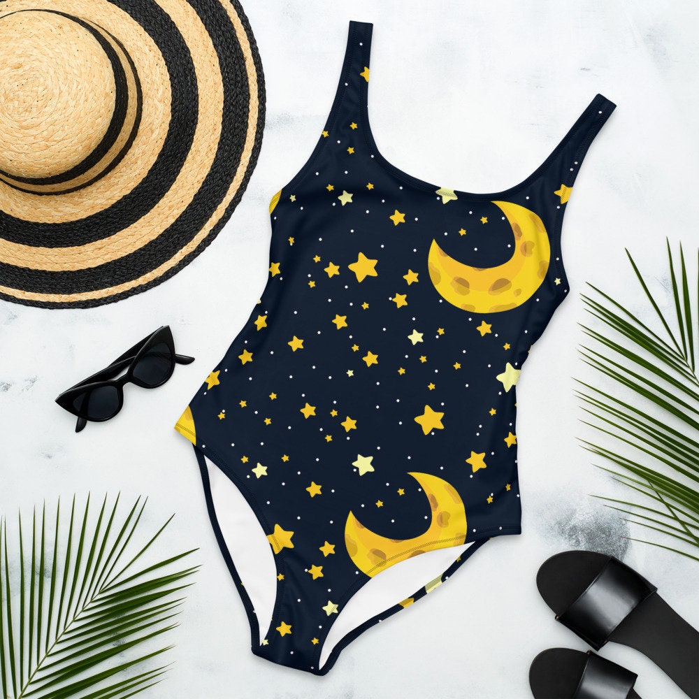 MOON & STARS Bikini Swimsuit Bathing Suit Women's | Etsy