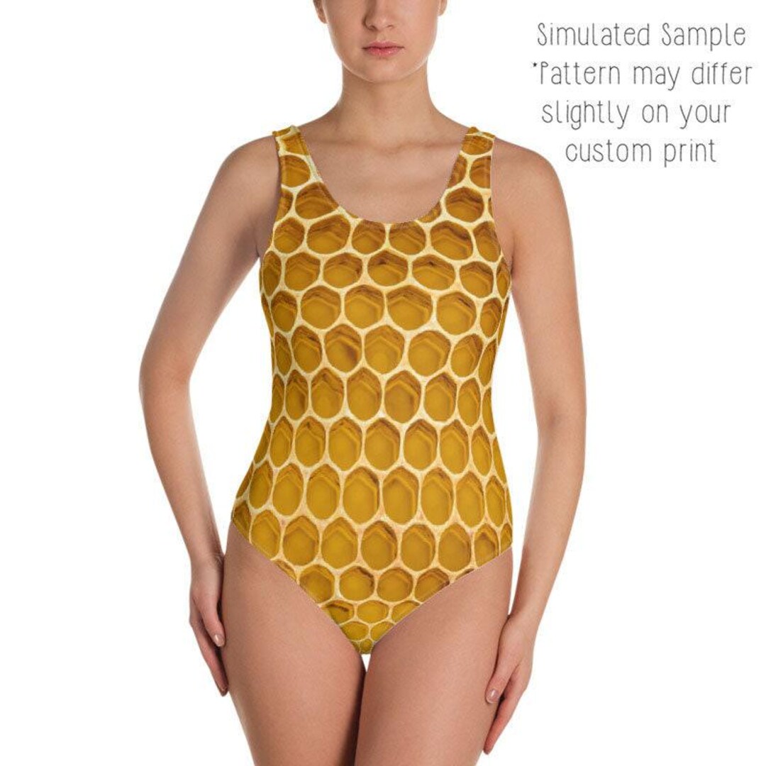 Honey Bees HONEYCOMB Bikini, Swimsuit, Bathing Suit - Women's, Youth ...