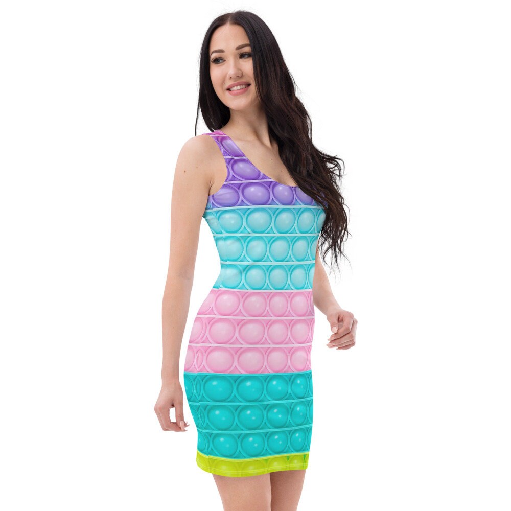 Pastel Color FIDGET TOY Dress Fitted T Shirt Womens | Etsy