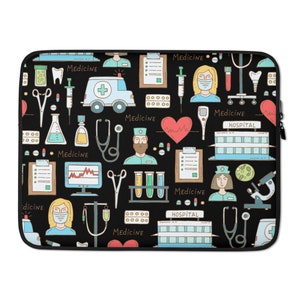 Doctor, Nurse Laptop Sleeve, 13 Inch, 15 Inch, Ipad, Case, Protective ...