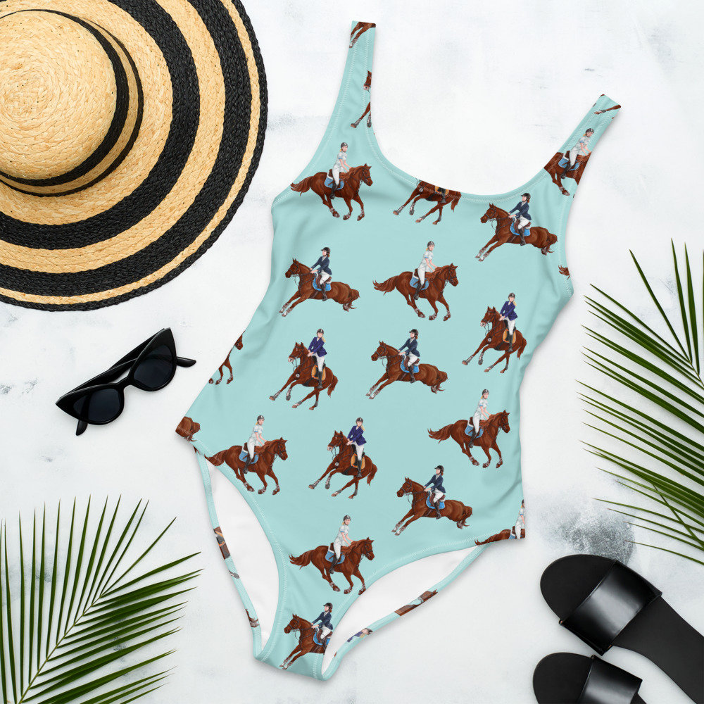 HORSES Bikini Swimsuit Bathing Suit Women's Youth | Etsy