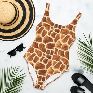 Giraffe Pattern Bikini, Swimsuit, Bathing Suit Women's, Youth, Kids ...