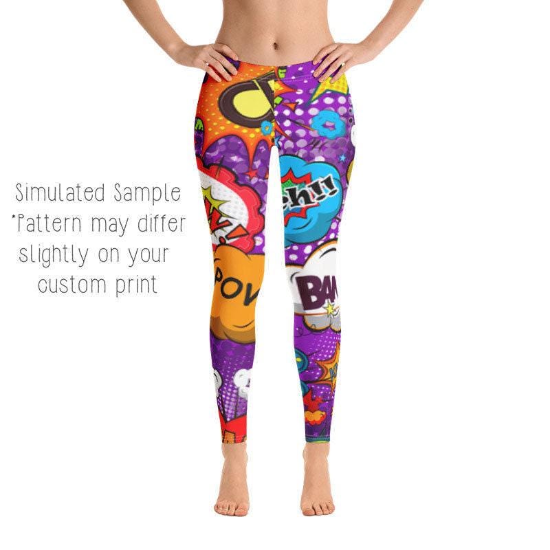 Comic Leggings - Etsy
