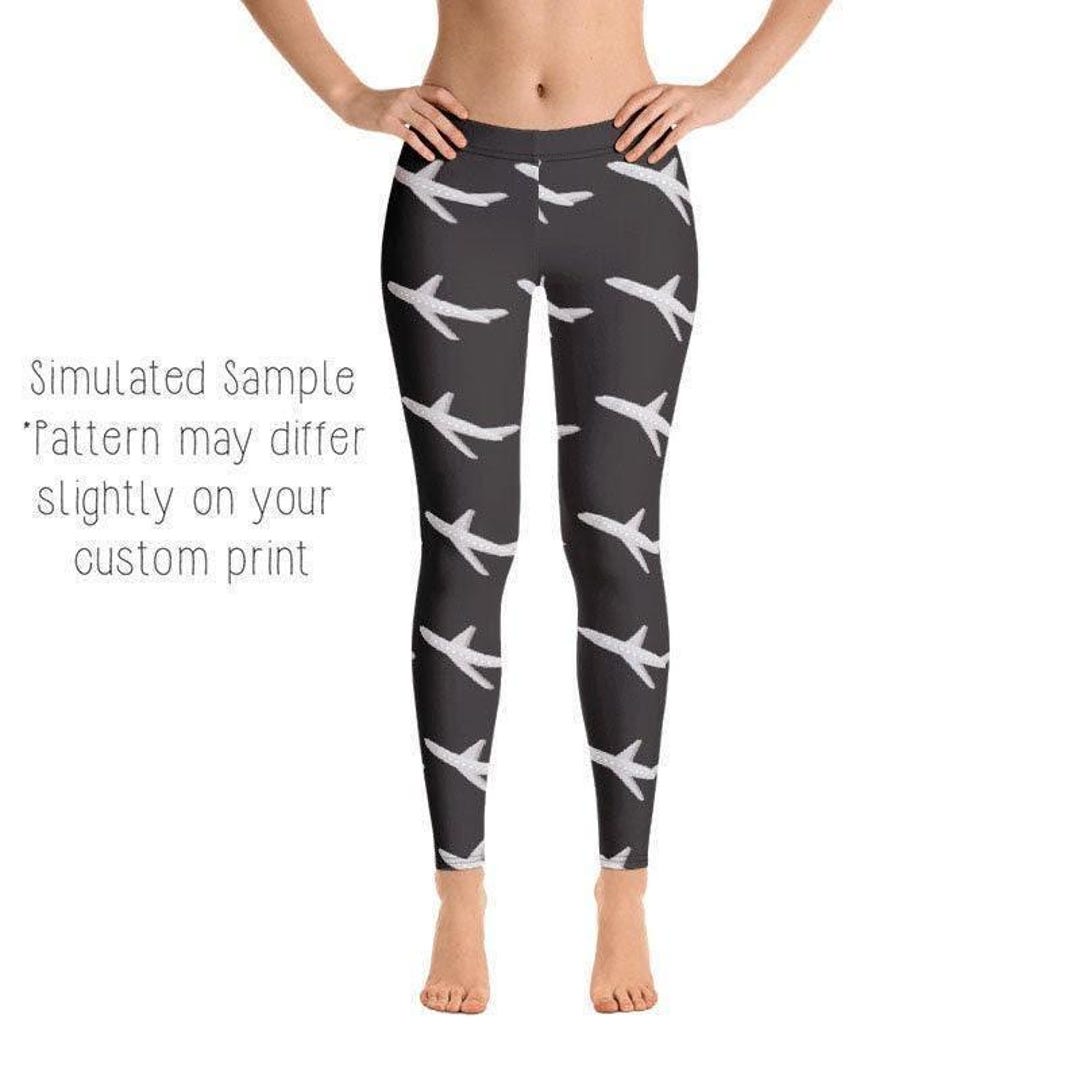 Travel AIRPLANES Leggings, Capri, Plus, Kids, Shorts, Joggers, Runway ...