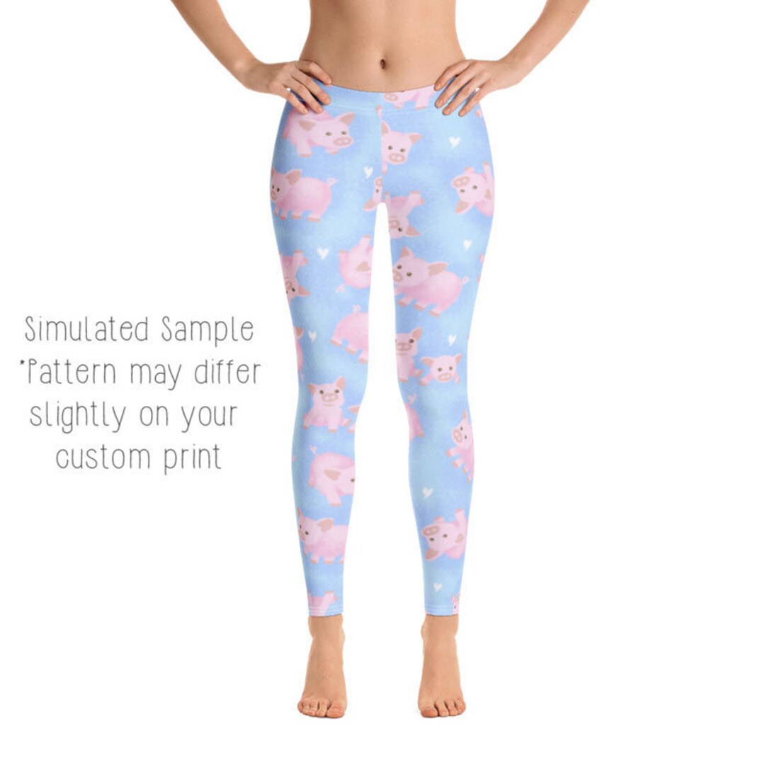 PIGGY Leggings, Capri, Plus, Kids, Shorts, Joggers, Pig, Pigs, Oink ...
