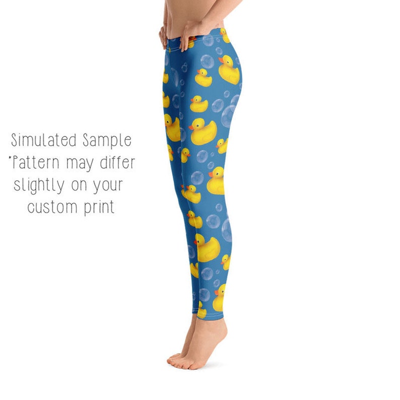 RUBBER DUCKY Leggings Capri Plus Kids Shorts Joggers | Etsy