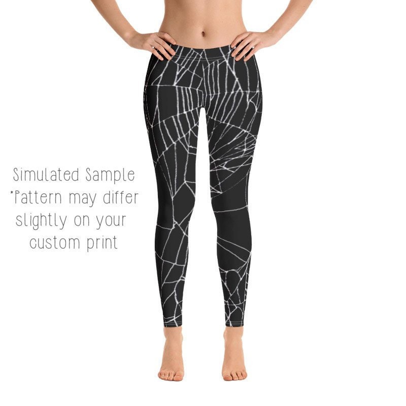 SPIDER WEB Leggings Capri Plus Kids Shorts Joggers | Etsy
