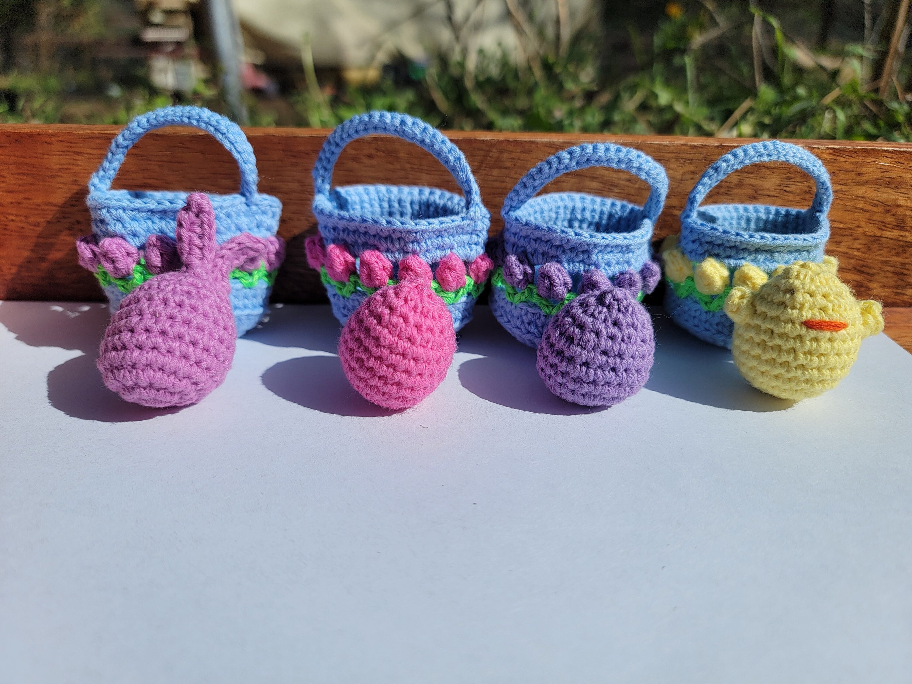 Mini Easter Baskets With Egg Buddies Instant Pdf Digital Download - Etsy