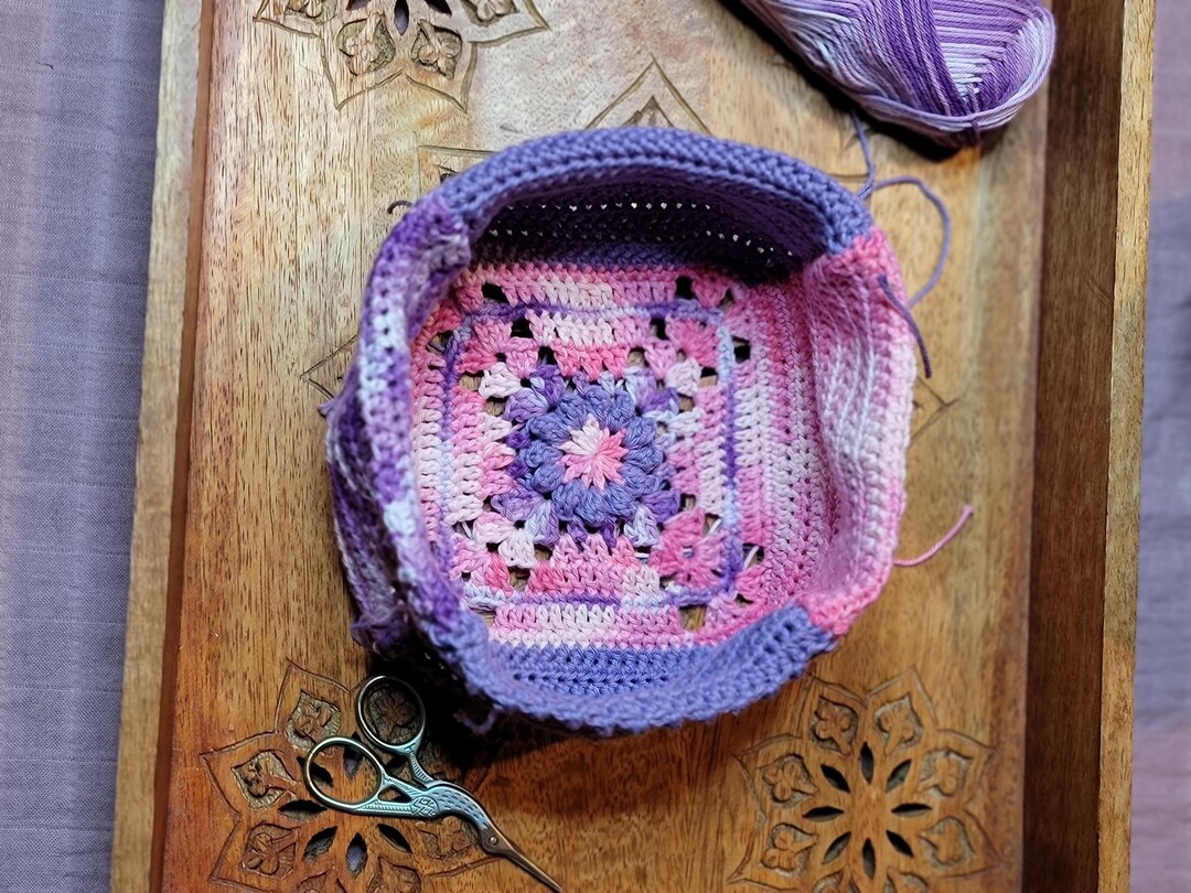 Granny Square Pouch Crochet Pattern PDF | Kids Trinket Bag DIY | Easy ...