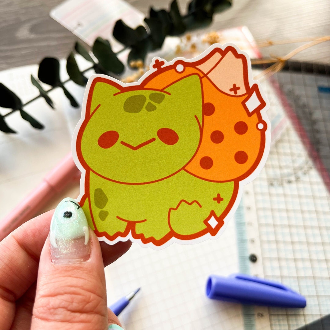 Boba Bulbasaur Bobasaur Matte Vinyl Sticker Cute Monster Sticker Kawaii ... Boba Bulbasaur Bobasaur Matte Vinyl Sticker Cute Monster Sticker Kawaii ...