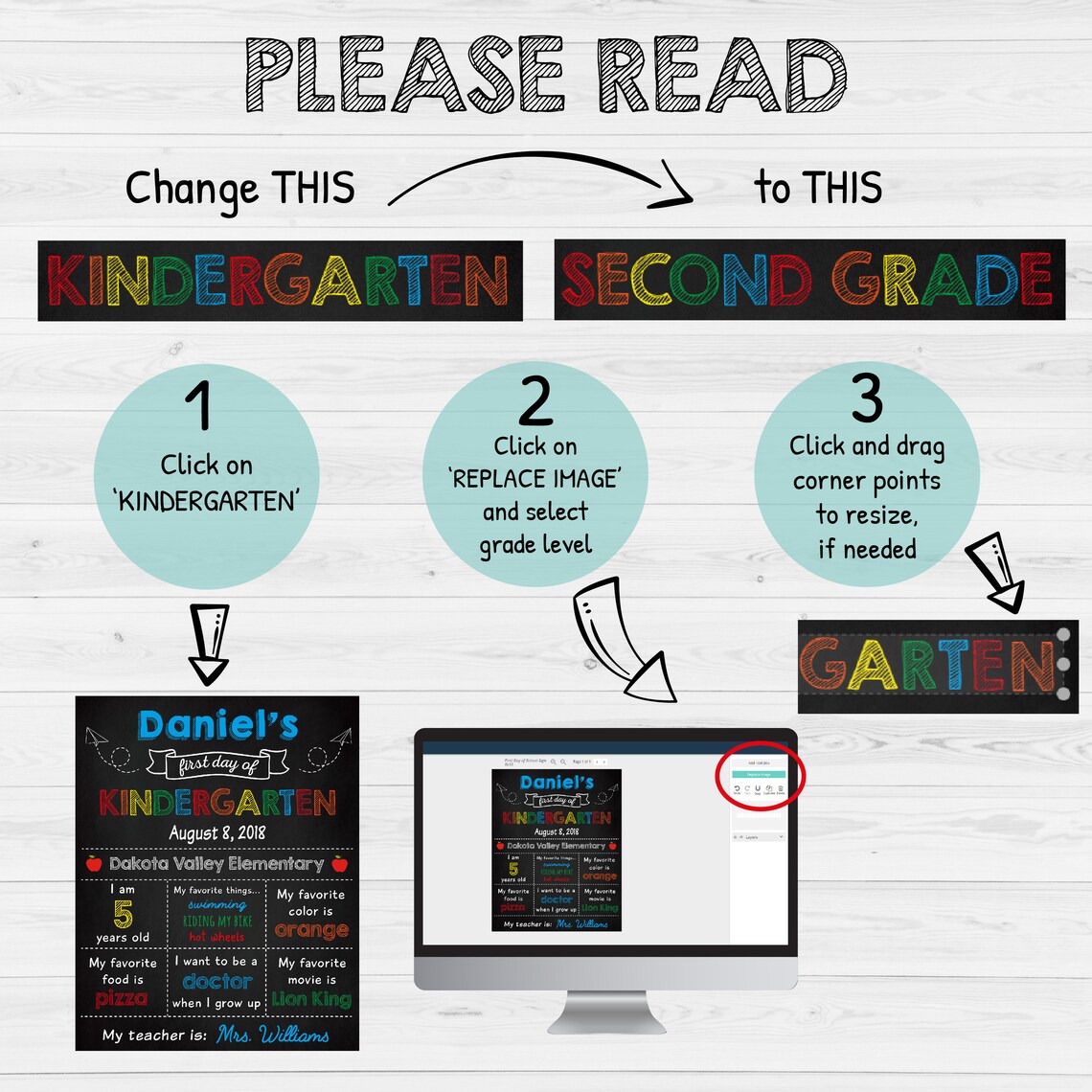 Back to School Sign First Day of School Sign Template Back | Etsy