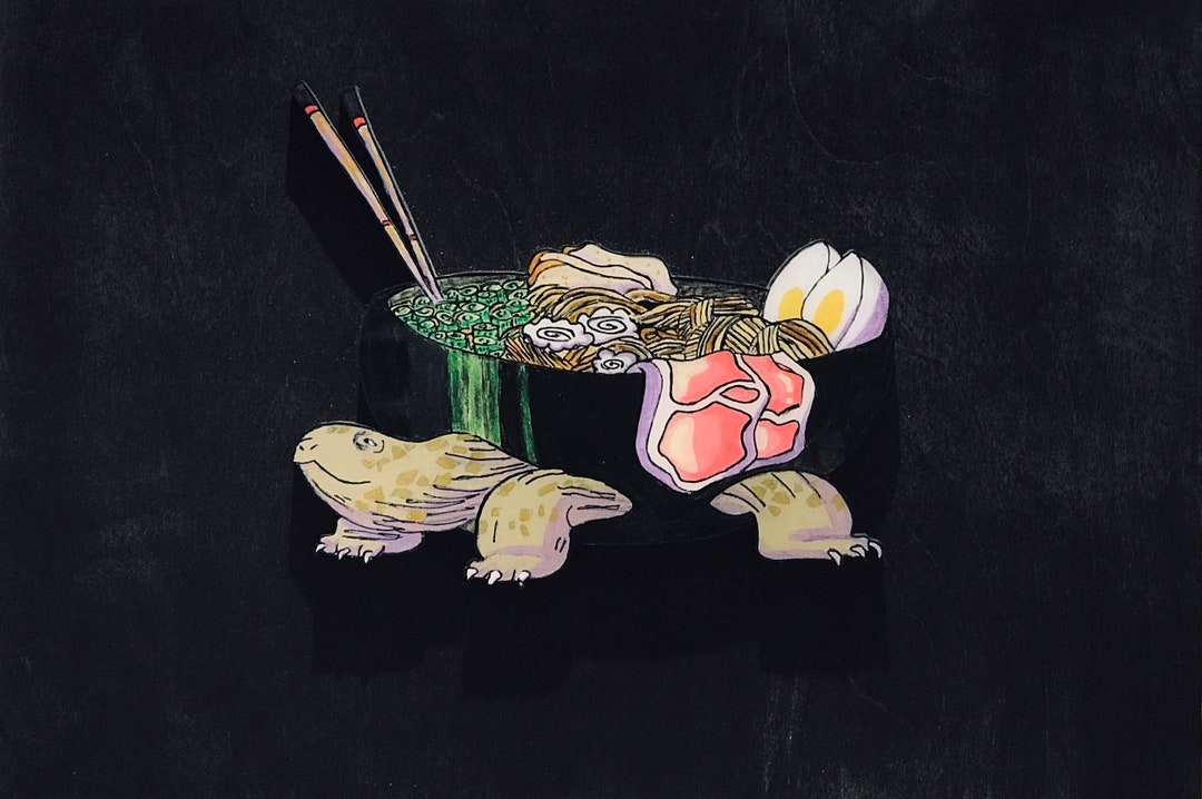 Ramen Turtle - Etsy