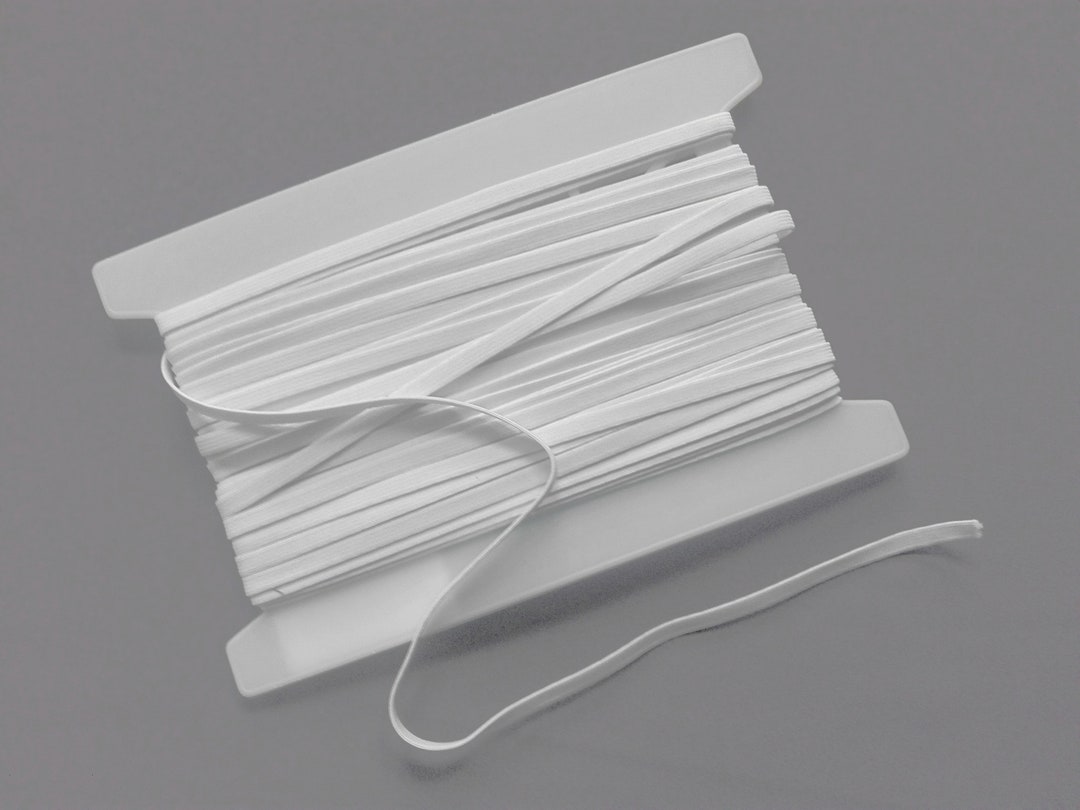 Gummiband weiß Nr. 521128-8w, Breite ca. 8 mm (0,90 EUR/m) - Etsy.de