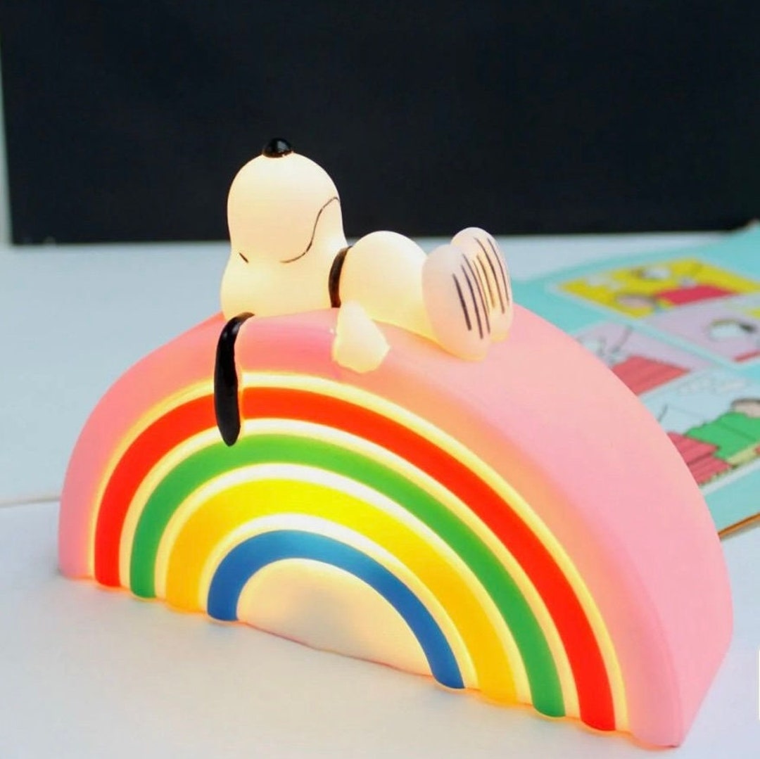 Peanuts snoopy Regenbogen Mini Lampe, snoopy light - Etsy.de