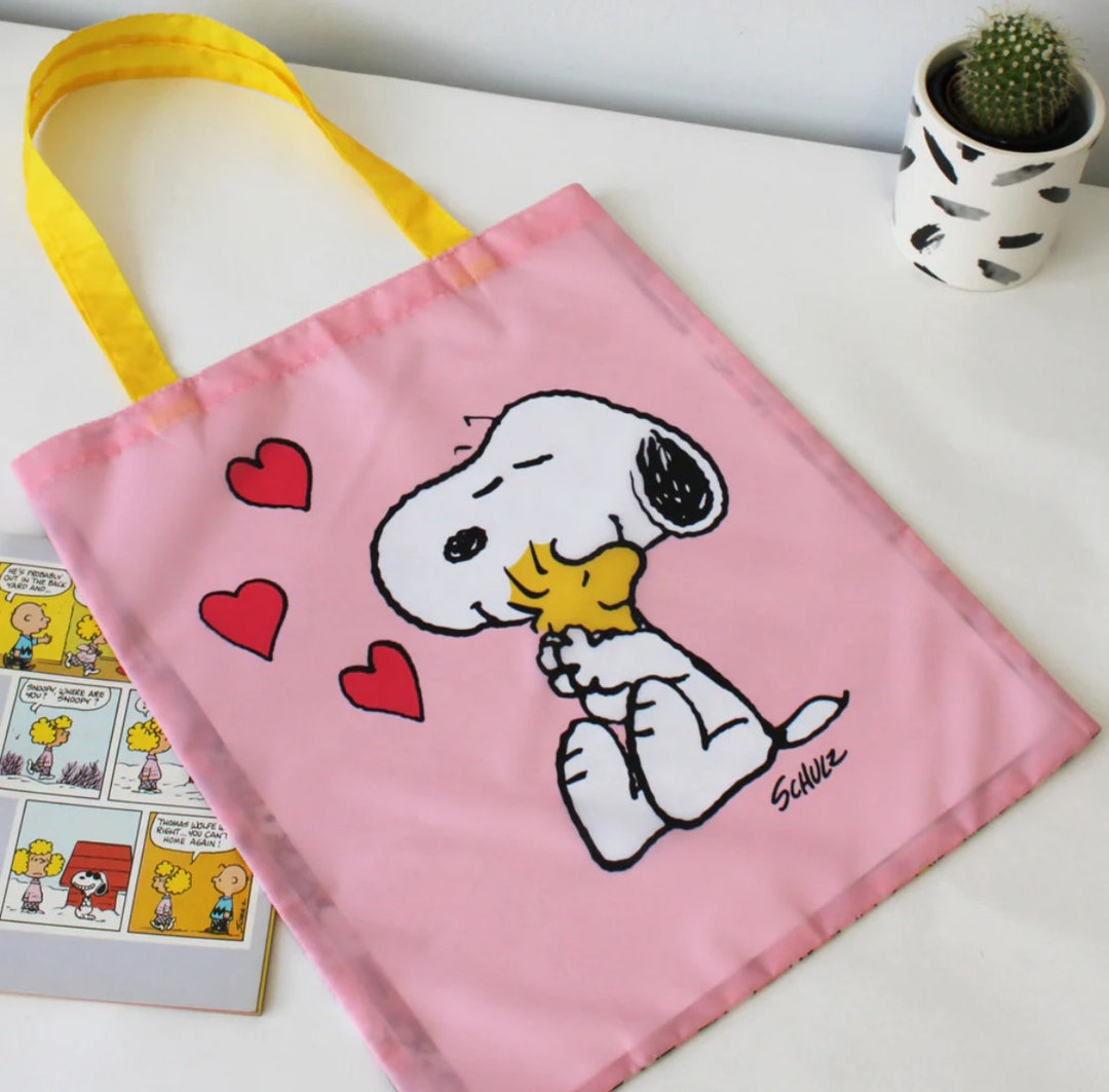 Peanuts Eco Shopper Bag, Peanuts Love Eco Shopper/snoopy Shopper Bag ...