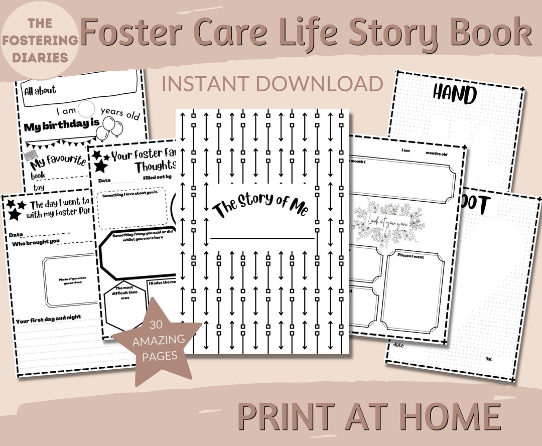 Foster Care Binder Life Book Foster Carer Life Story Book Printable ...