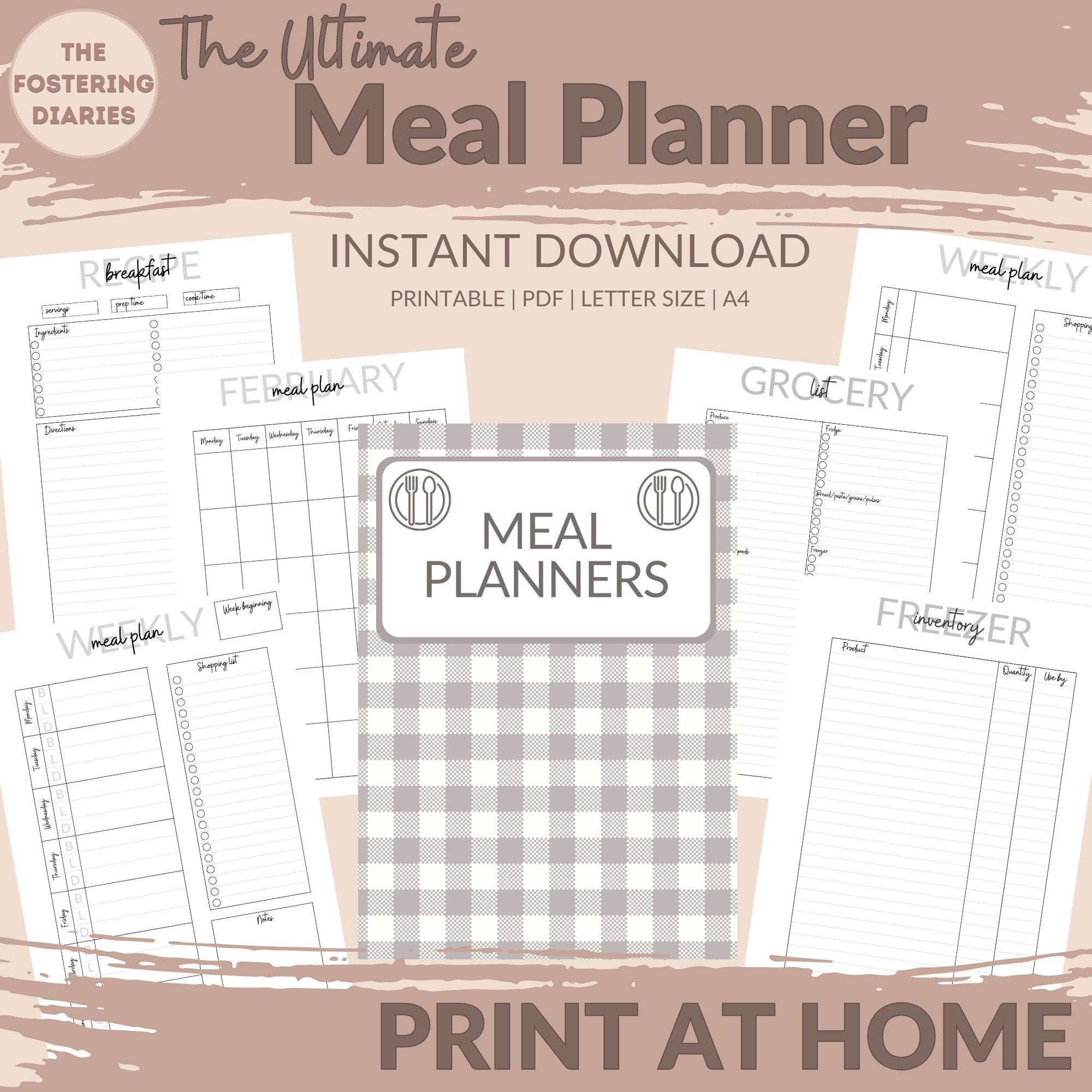 Meal Planning, Grocery List, Meal Planner, Weekly Meal Planner, Meal ...