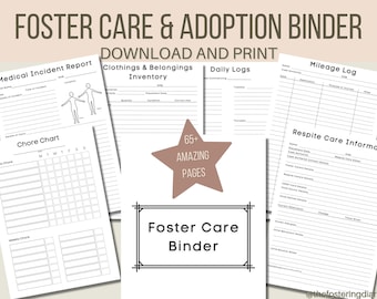 Foster Care Binder Life Book Foster Carer Life Story Book Printable ...