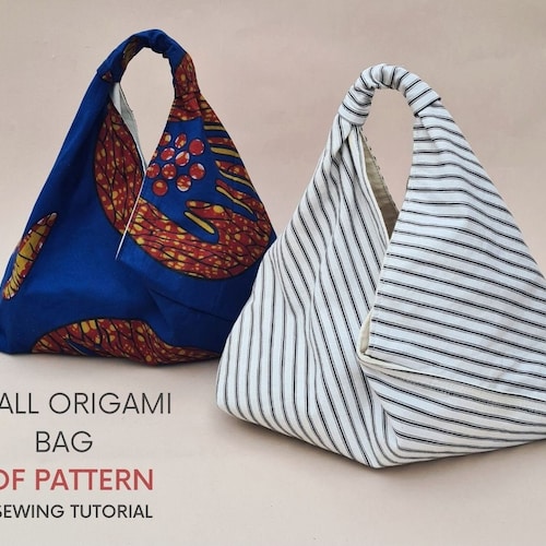 Folded Japanese Bag PDF Sewing Pattern and Tutorial - Etsy Australia