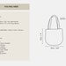 Large Oval Tote Bag | PDF Sewing Patterns With Tutorial | Round Bottom ...