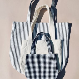 3 Sizes Oval Tote Bag | PDF Sewing Patterns With Tutorial | Small ...