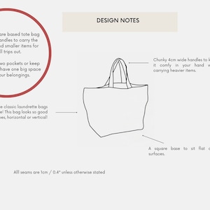 Mini Chunky Handle Tote Bag | PDF Sewing Pattern & Tutorial | Instant ...