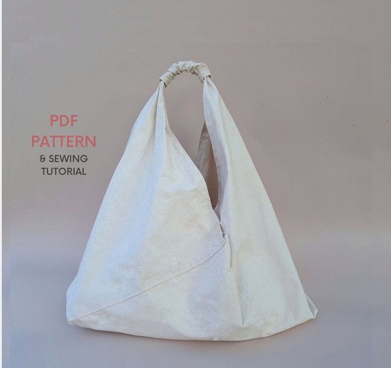 Large Origami Bag PDF Sewing Pattern With Tutorial Instant - Etsy