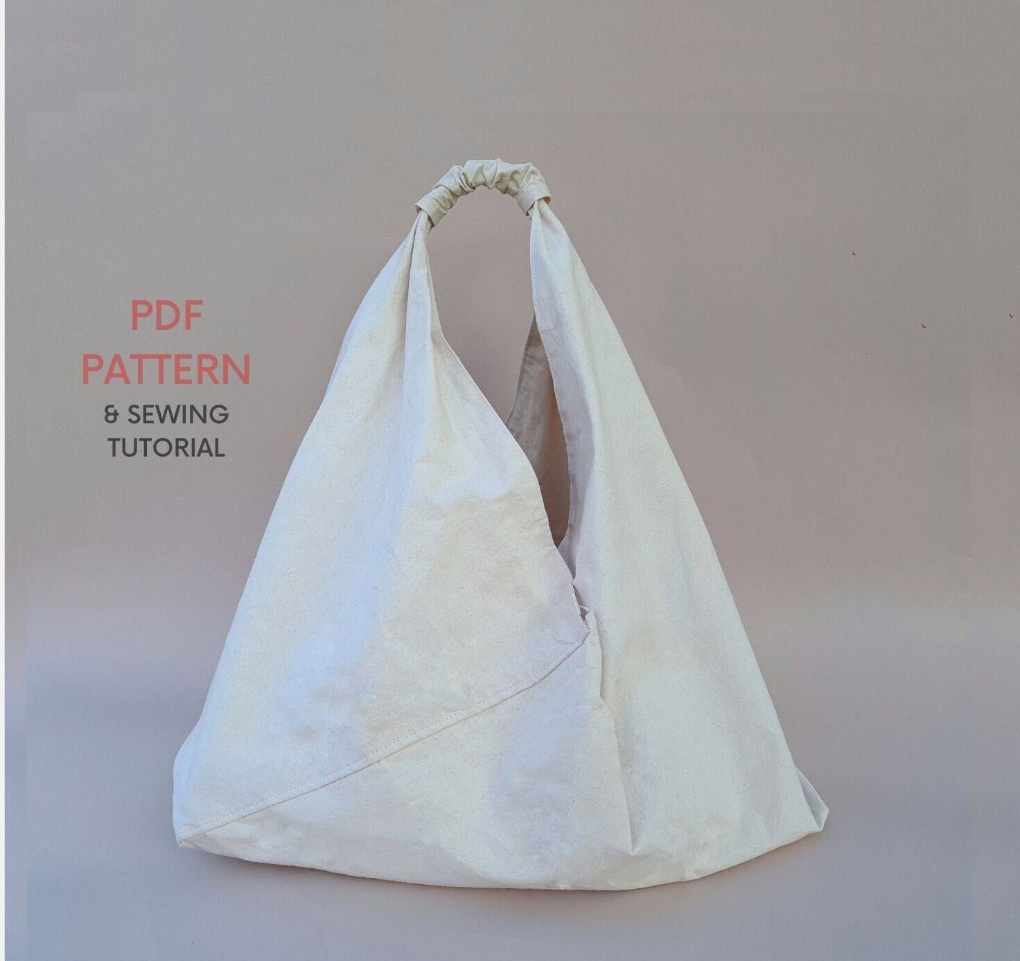 Large Origami Bag PDF Sewing Pattern With Tutorial Instant - Etsy UK