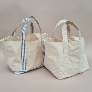 Small Pocket Tote Bag | PDF Sewing Pattern & Tutorial | Instant Digital ...