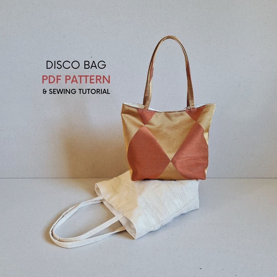 Small Evening Bag | PDF Sewing Pattern & Tutorial | Cute Silk Party Bag ...