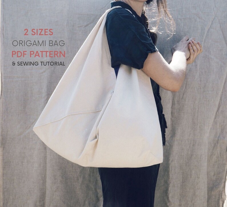 Folded Japanese Bag PDF Sewing Pattern and Tutorial - Etsy Australia