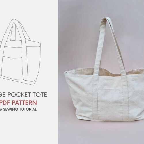 PDF Sewing Pattern Tote Bag Sewing Pattern Digital Download - Etsy