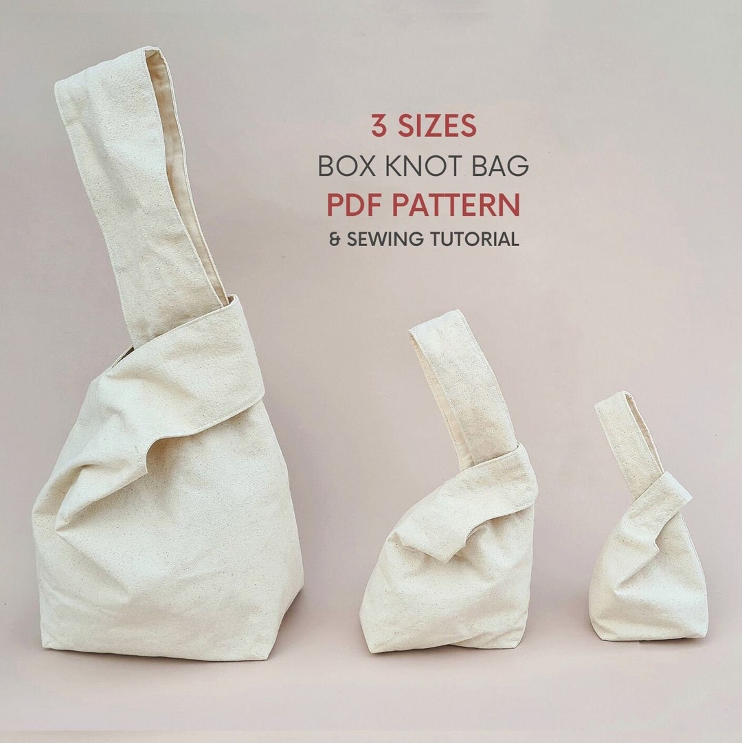Square Knot Bag With Flat Base | PDF Sewing Patterns and Tutorial ...