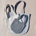 3 Sizes Oval Tote Bag | PDF Sewing Patterns With Tutorial | Small ...