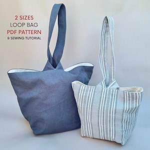 Small & Large Loop Bag | 2 Sizes | Instant Digital Download | Pull ...
