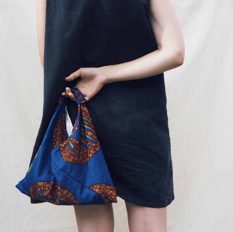 Small Japanese Folded Bag PDF Sewing Pattern With Tutorial - Etsy
