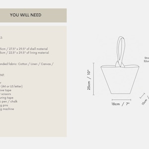 Small Loop Bag | PDF Sewing Pattern & Tutorial | Pull Through Closure ...