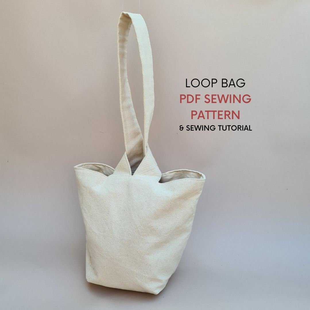 Small & Large Loop Bag | 2 Sizes | Instant Digital Download | Pull ...