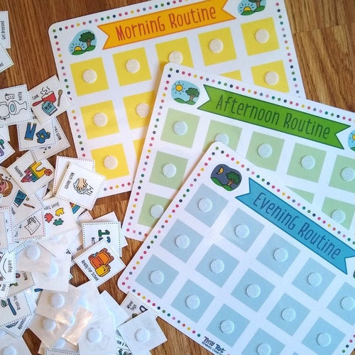Daily Visual Schedule 120 Routine and Activity Cards - Etsy
