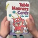 Table Manners Cards for Kids - Etsy