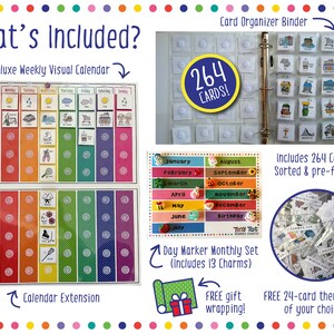 Weekly Visual Calendar Deluxe Gift Set Bundle - Etsy