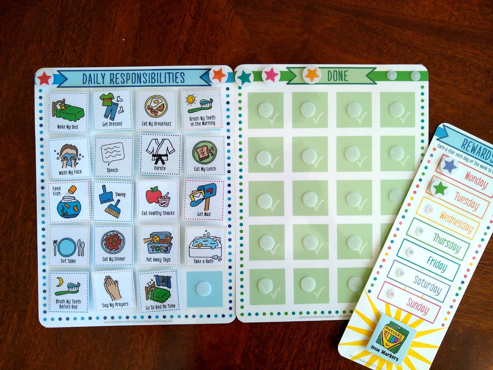 Responsibilities & Rewards Visual Chart for Boys 188 Cards | Etsy